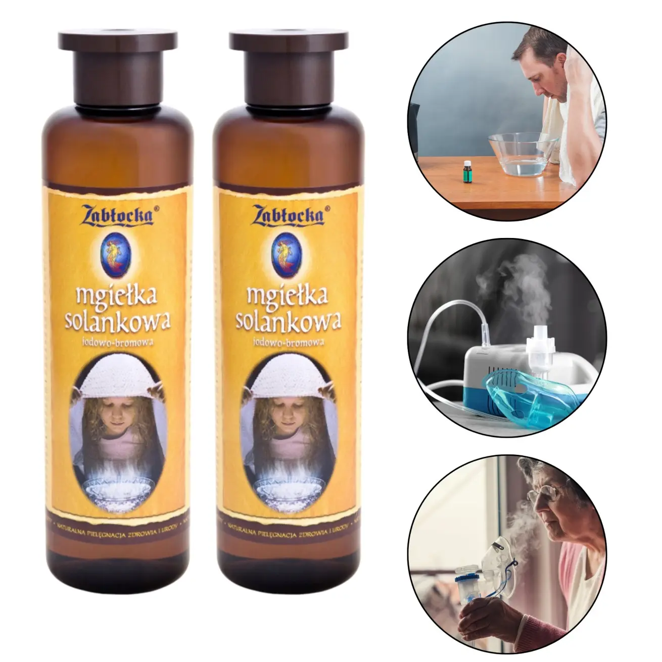 Soolalahus inhalaatorisse, 950 ml, Zablocka, 2 tk komplektis