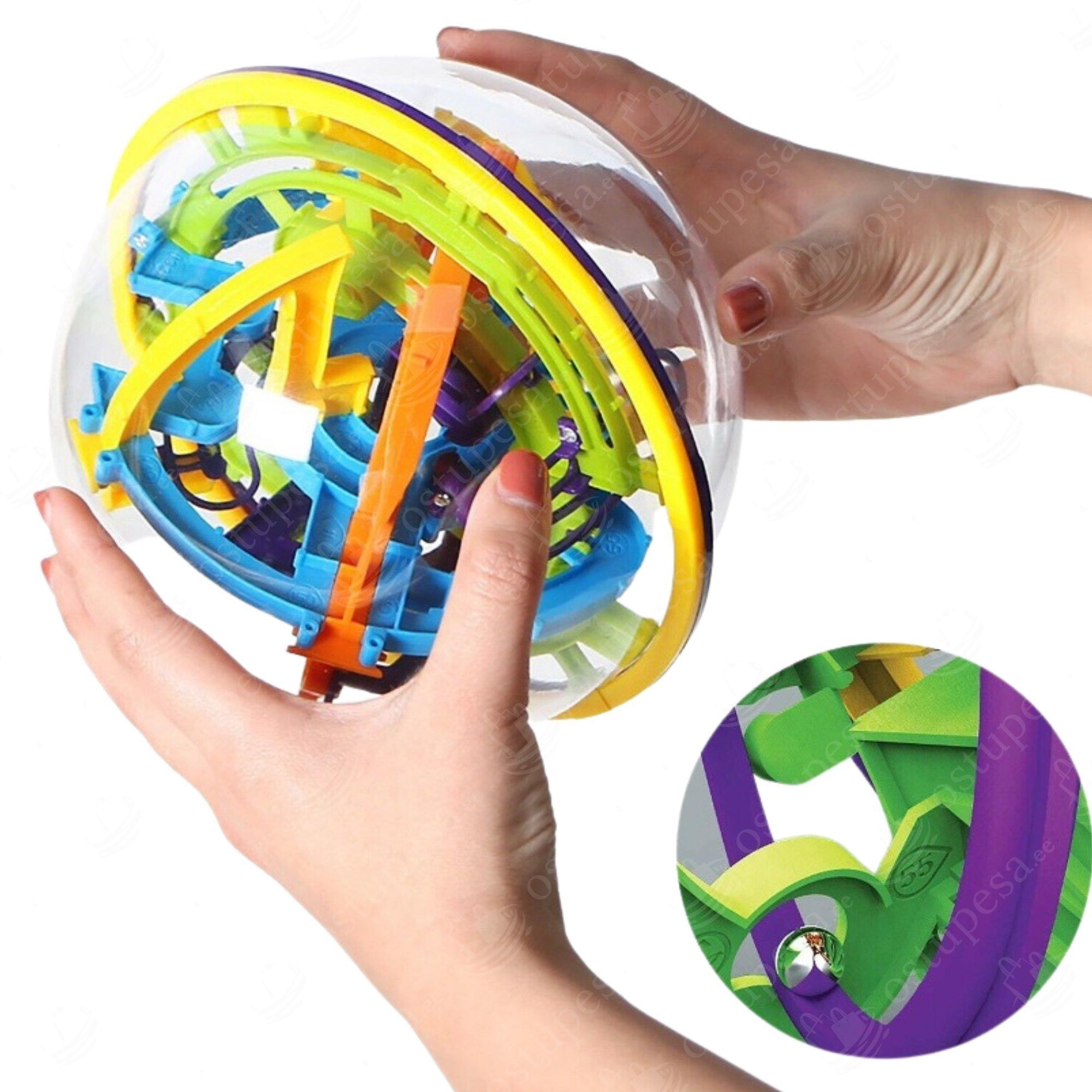 3D labürint-pall, läbipaistev - Ostupesa
