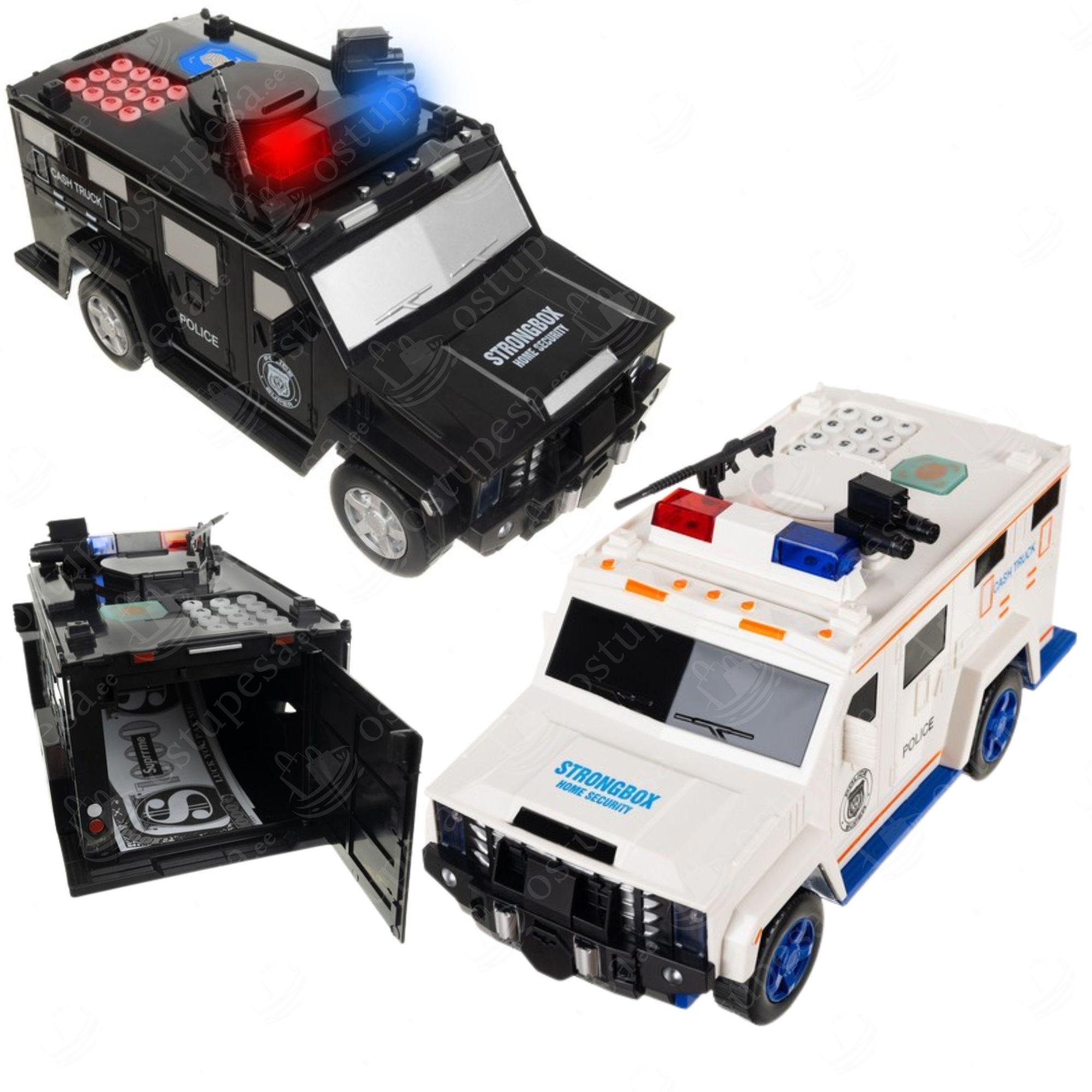 Politseiauto-rahakassa, koodiga - Ostupesa