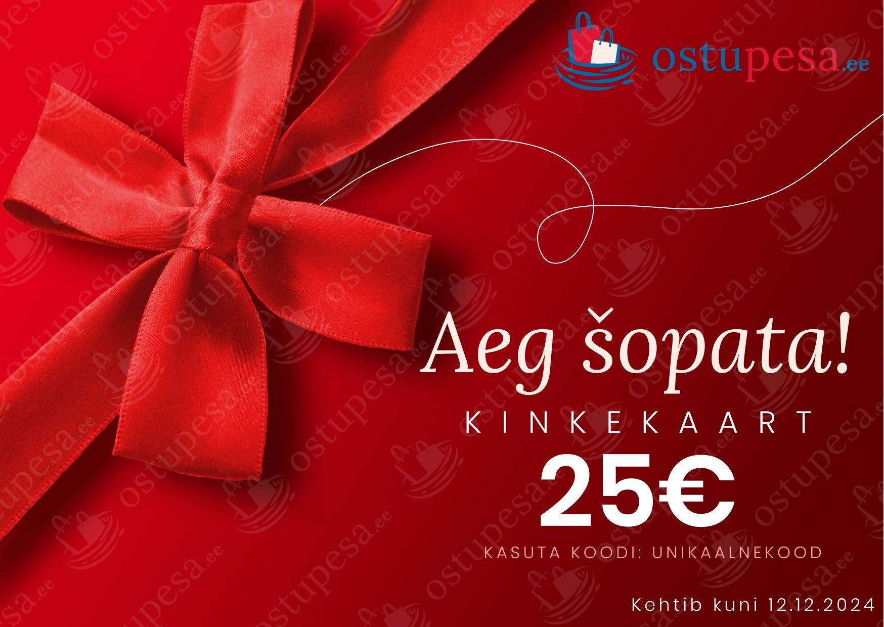 Kinkekaart, 25€ - Ostupesa