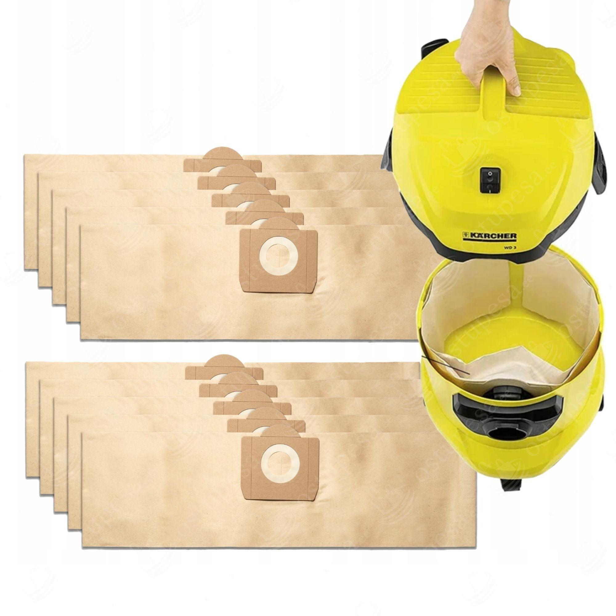 Tolmukotid Kärcher WD3, 10 tk pakis - Ostupesa